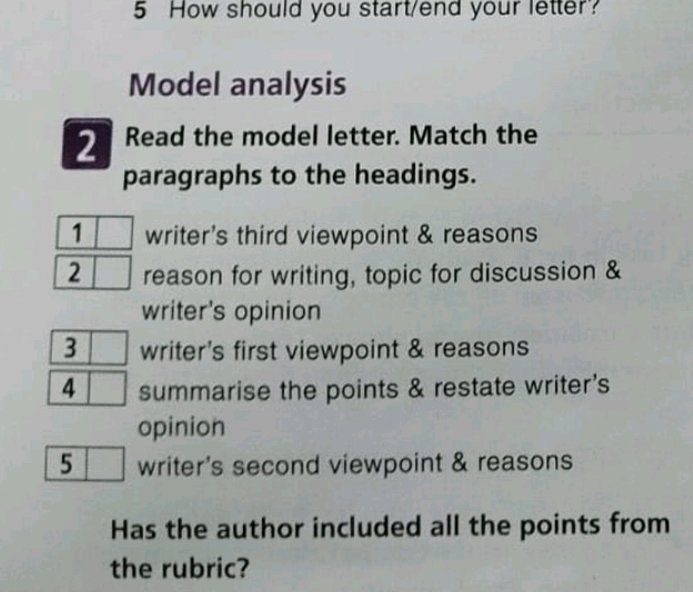 5 How should you start/end your letter Model | StudyX