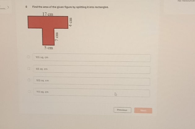 Find the area of the given figure by | StudyX