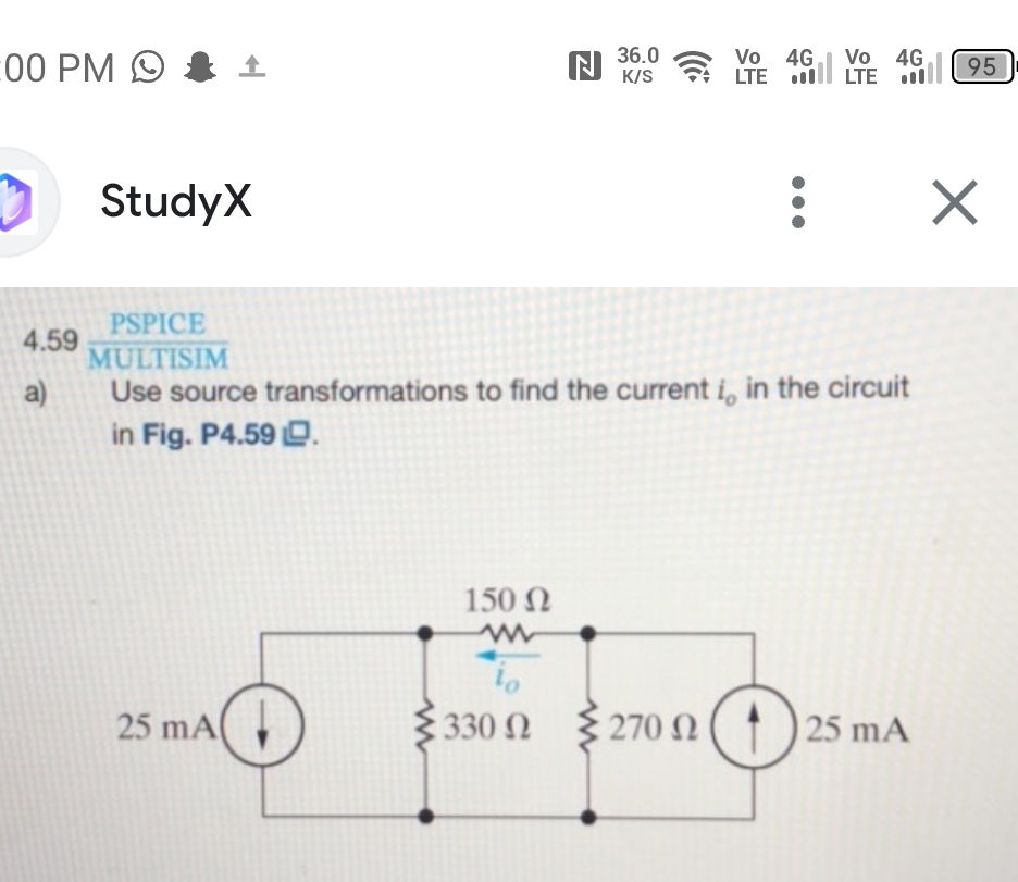 459 PSPICE MULTISIM a) Use source | StudyX