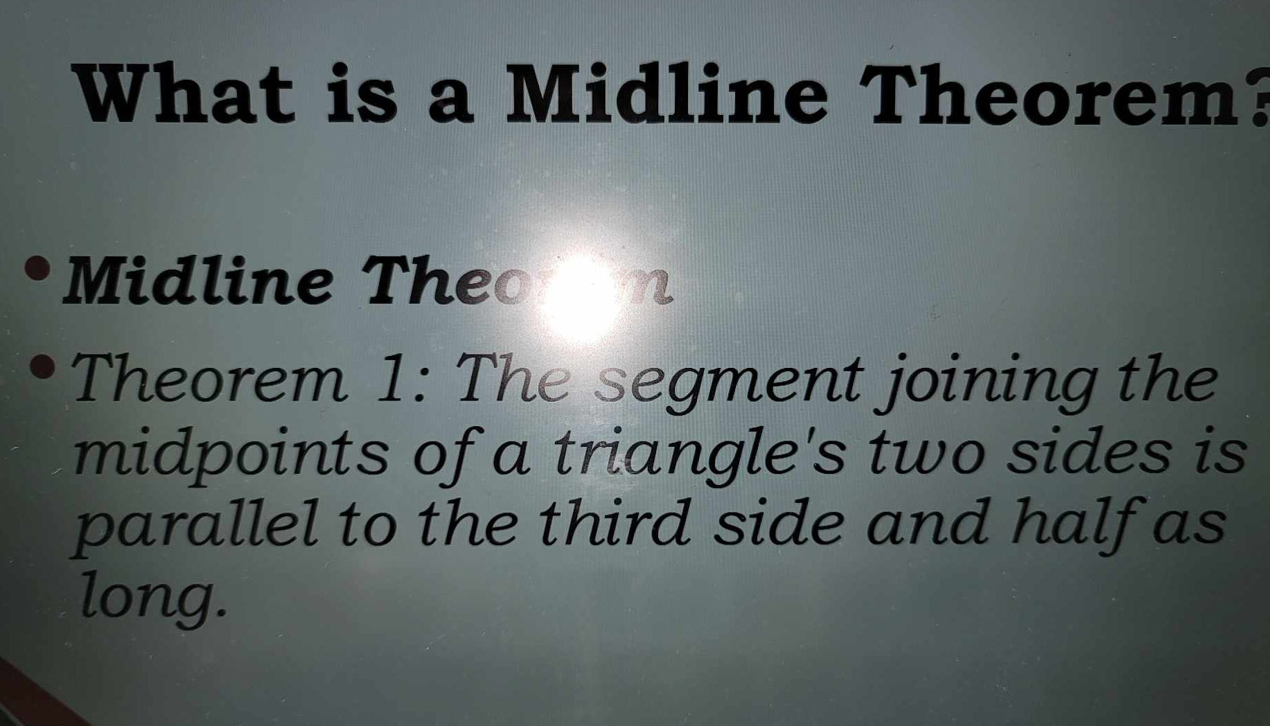 What is a Midline Theorem Midline Theorem | StudyX