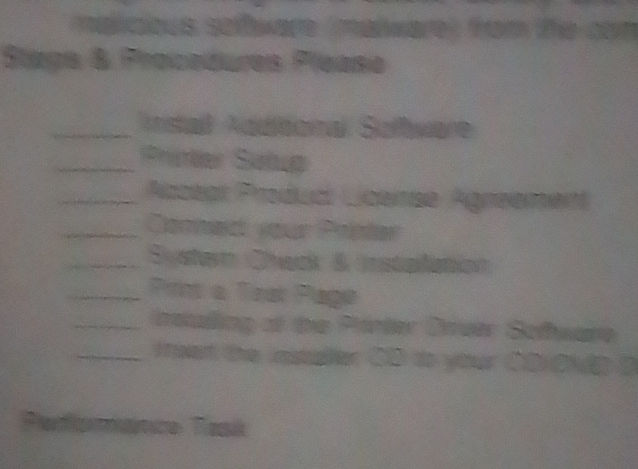 Steps Procedures Please - Install Lexmark | StudyX