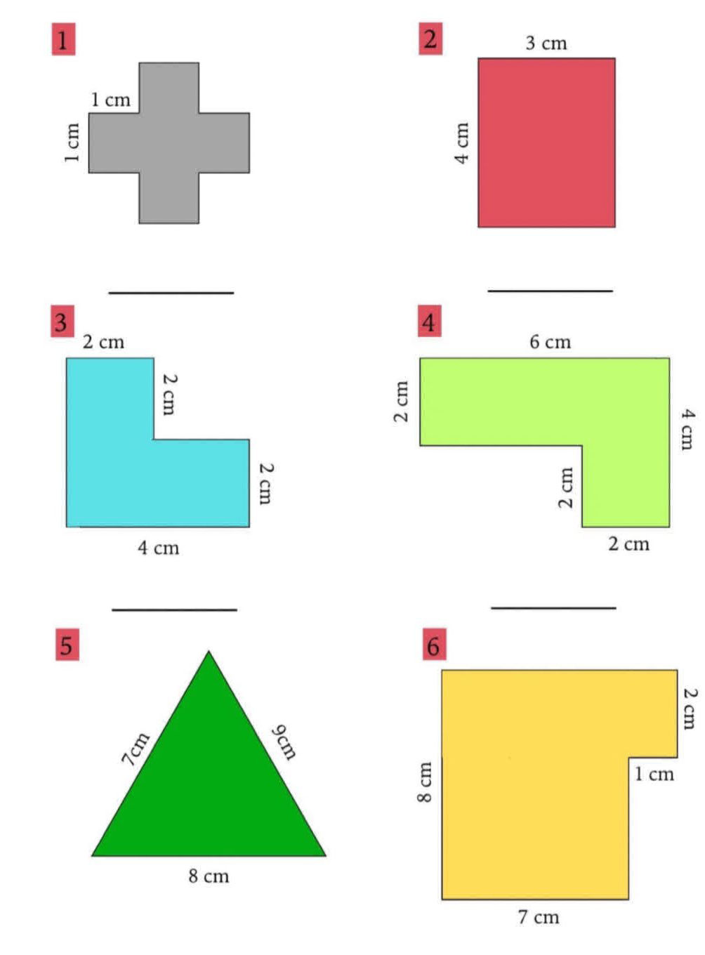Calculate the area of each of the following | StudyX