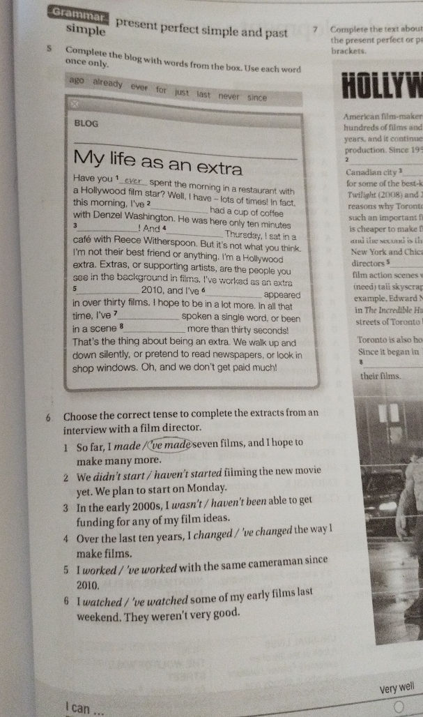 S Grammar present perfect simple and past | StudyX