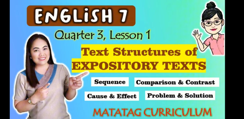 ENGLISH 7 Quarter 3 Lesson 1 Text Structures | StudyX