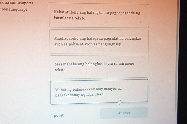 Alin sa mga sumusunod ang tama na | StudyX