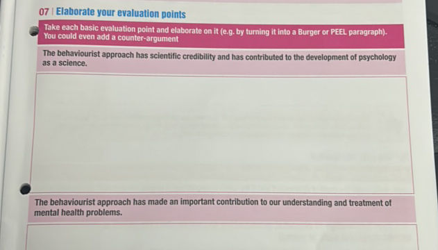 07 Elaborate your evaluation points Take | StudyX