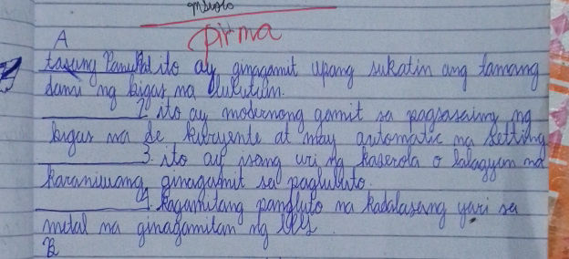 A tasing Panukat ito ay ginagamit upang | StudyX