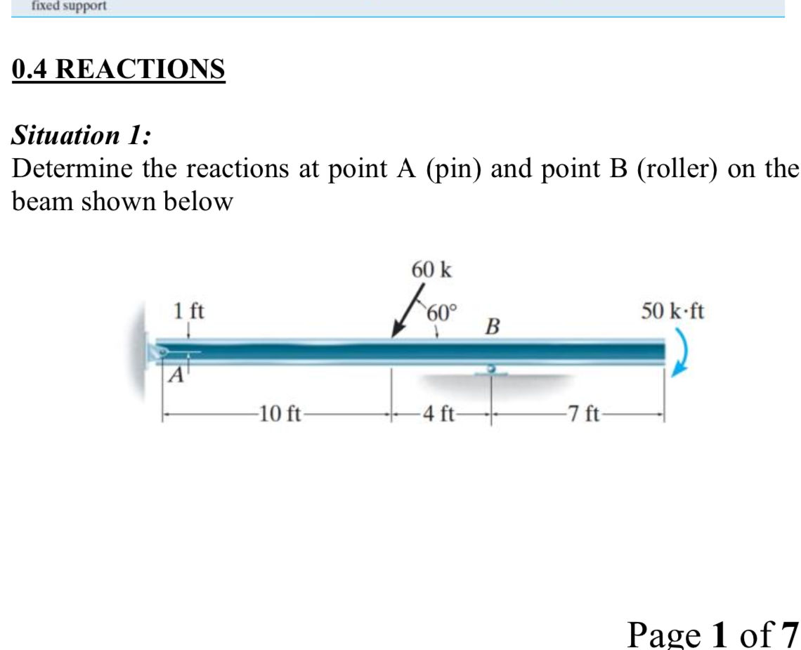 04 REACTIONS Situation 1 Determine the | StudyX