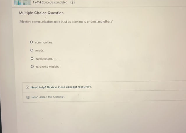Multiple Choice Question Effective | StudyX