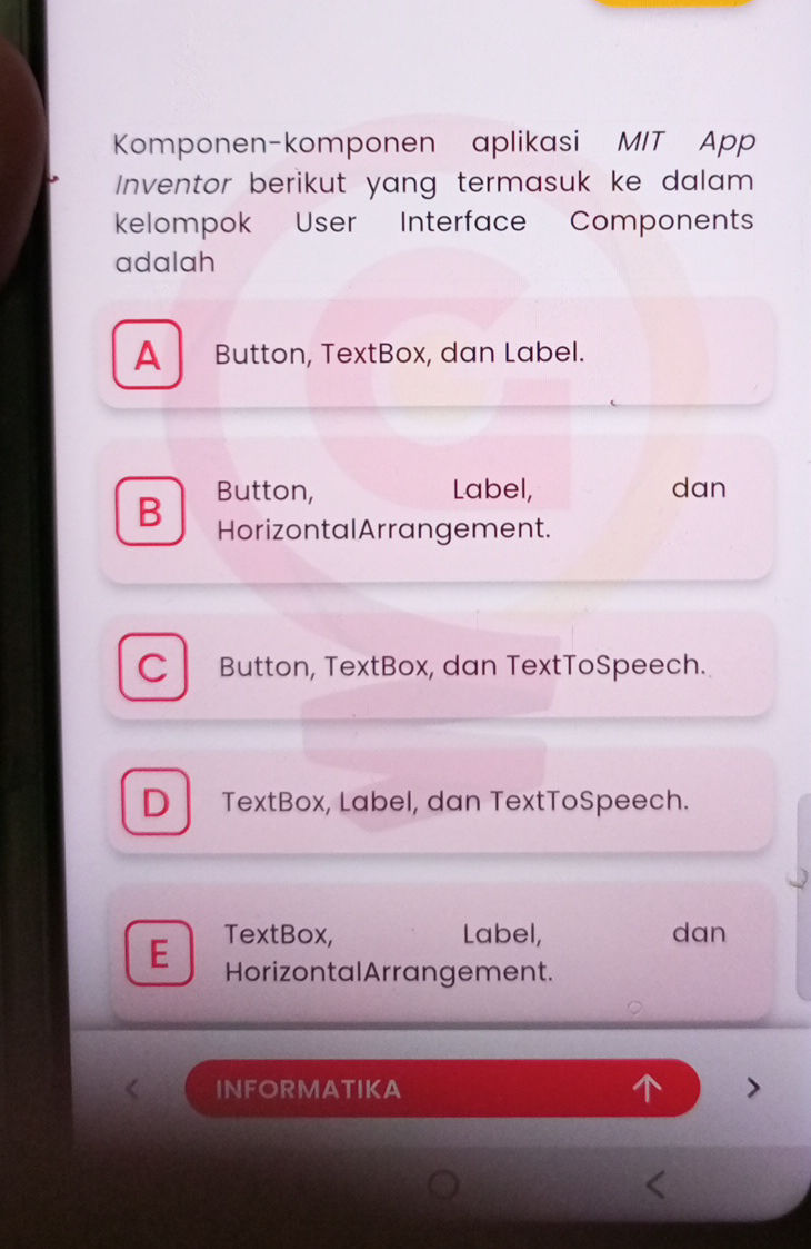 Komponen-komponen aplikasi MIT App Inventor | StudyX