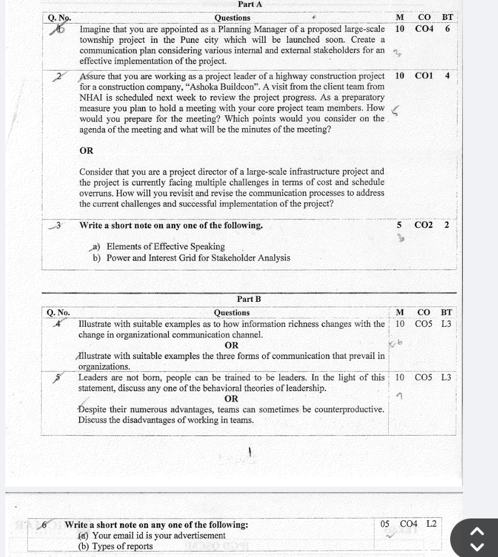 Part A Questions 1 Imagine that you are | StudyX