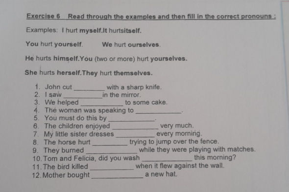 Exercise 6 Read through the examples and | StudyX