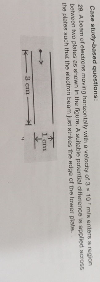 Case study-based questions 29 A beam of | StudyX
