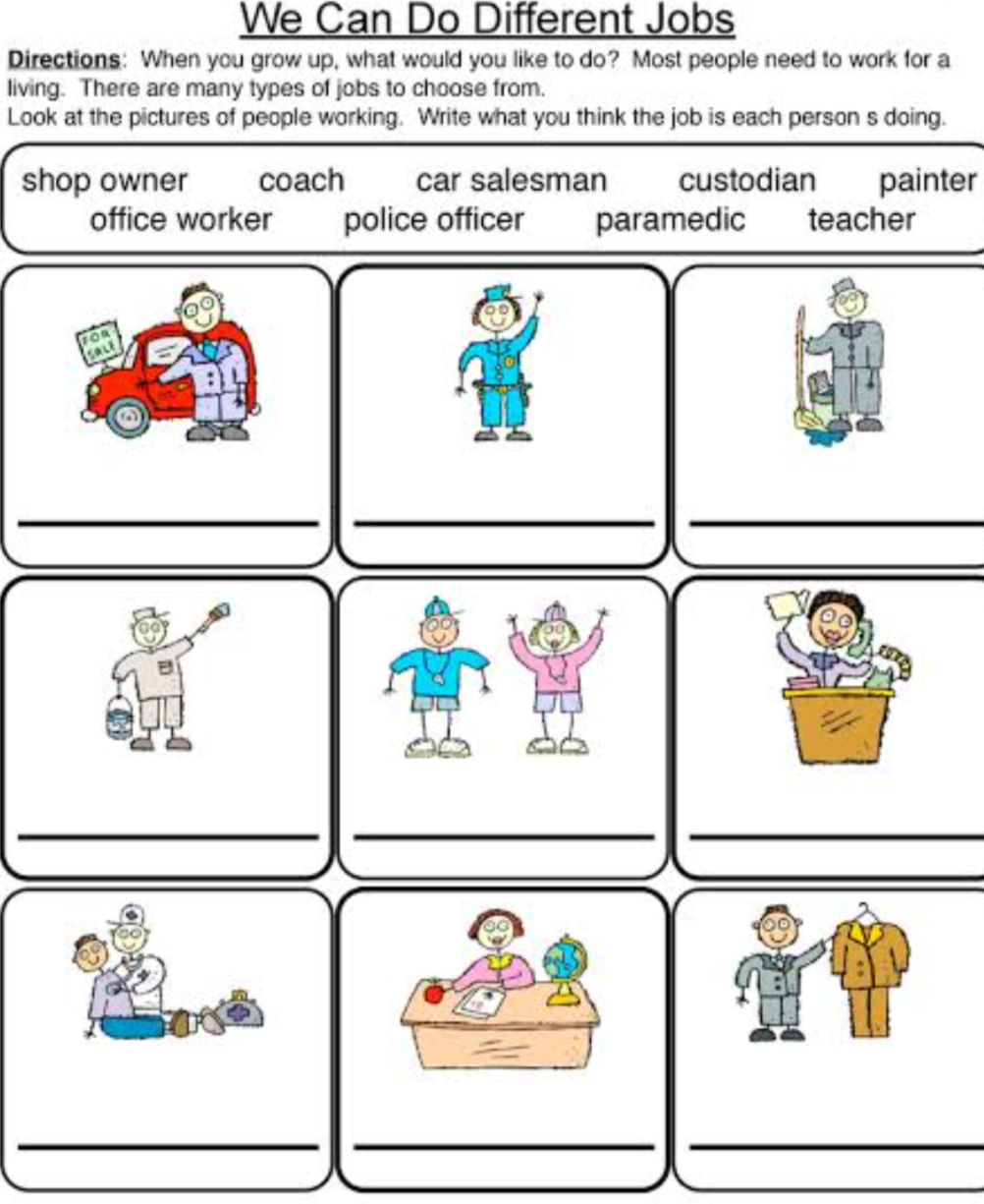 We Can Do Different Jobs Directions When you | StudyX