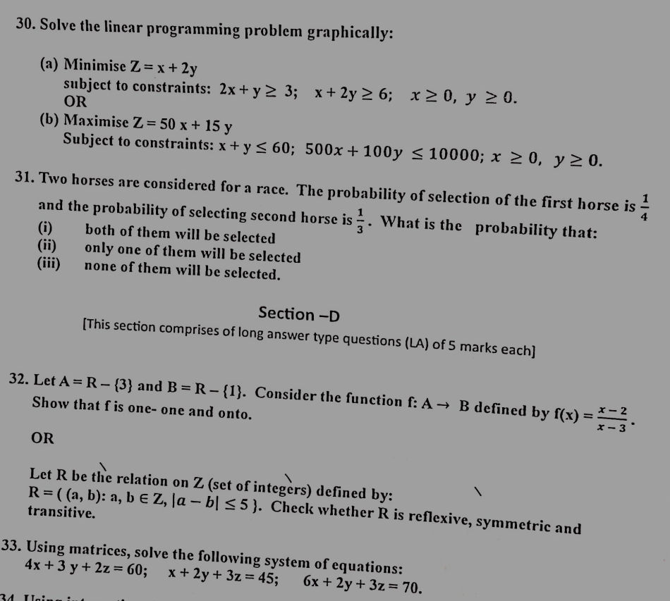30 Solve the linear programming problem | StudyX