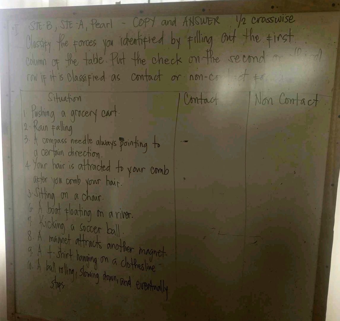 COPY and ANSWER 1/2 crosswise Classify the | StudyX
