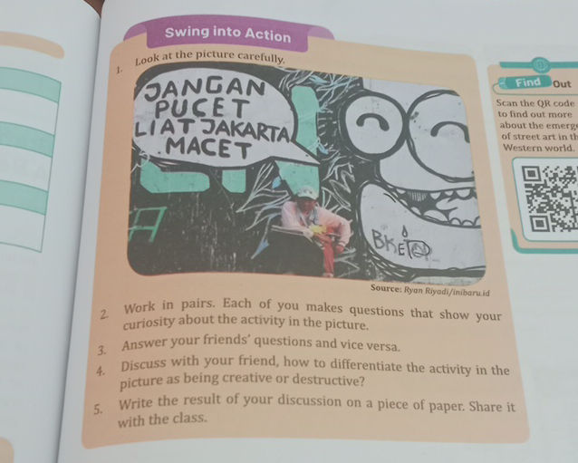 Swing into Action Look at the picture | StudyX