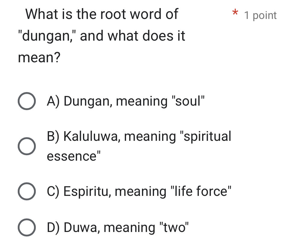 What is the root word of dungan and what | StudyX