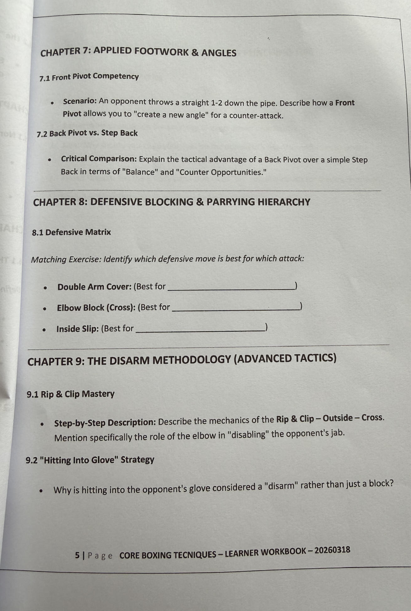 CHAPTER 9: THE DISARM METHODOLOGY (ADVANCED