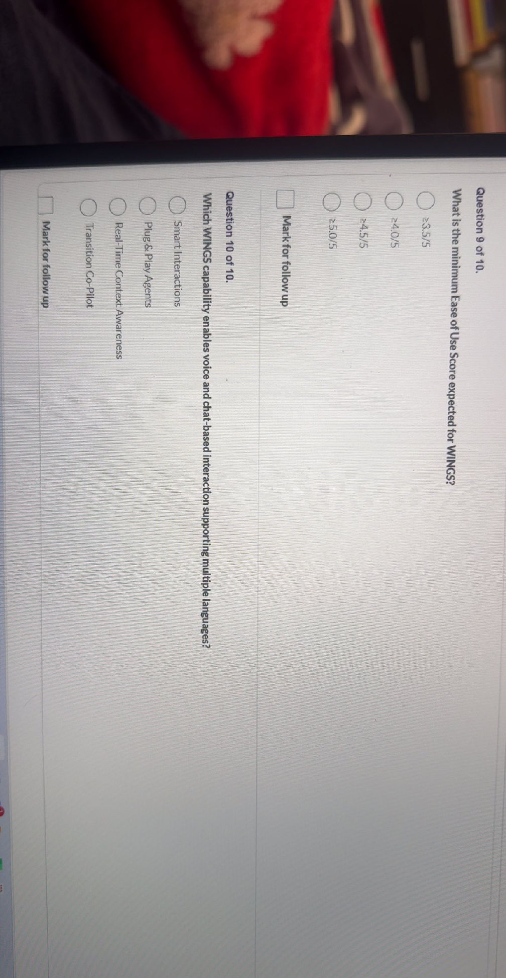 Question 9 of 10. What is the minimum Ease
