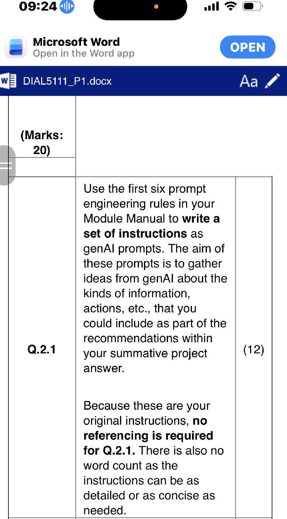 Use the first six prompt engineering rules