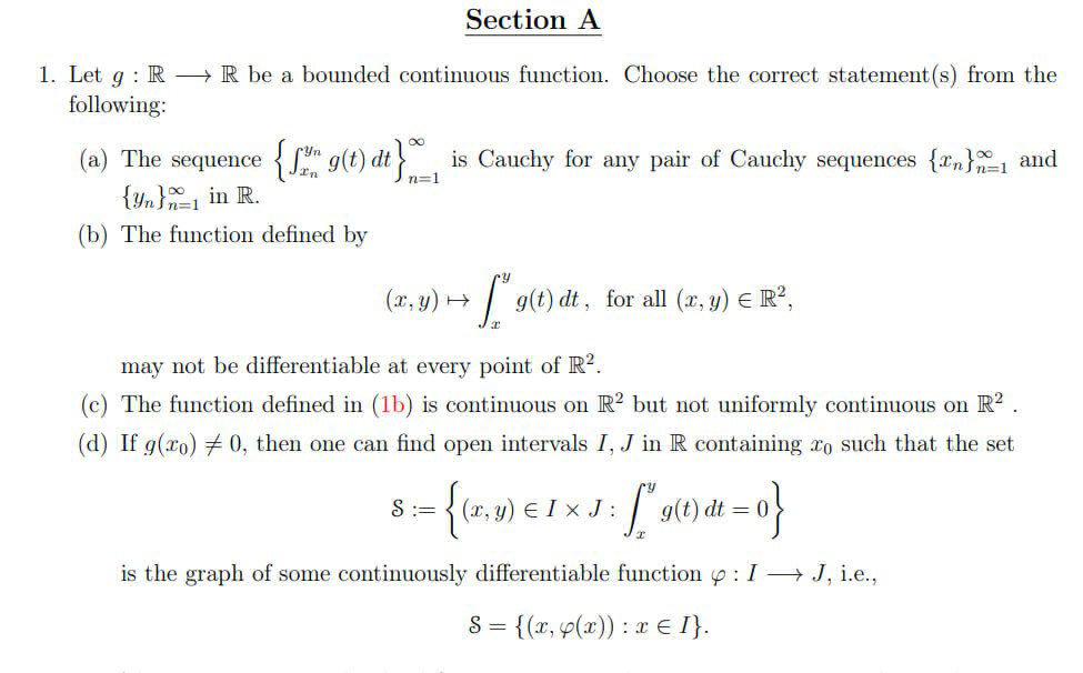 Let $g: {R} {R}$ be a bounded continuous