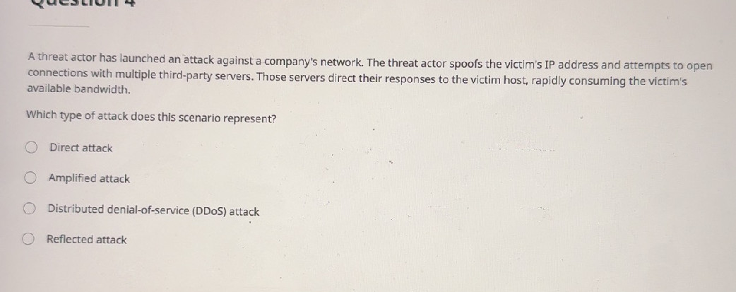 A threat actor has launched an attack