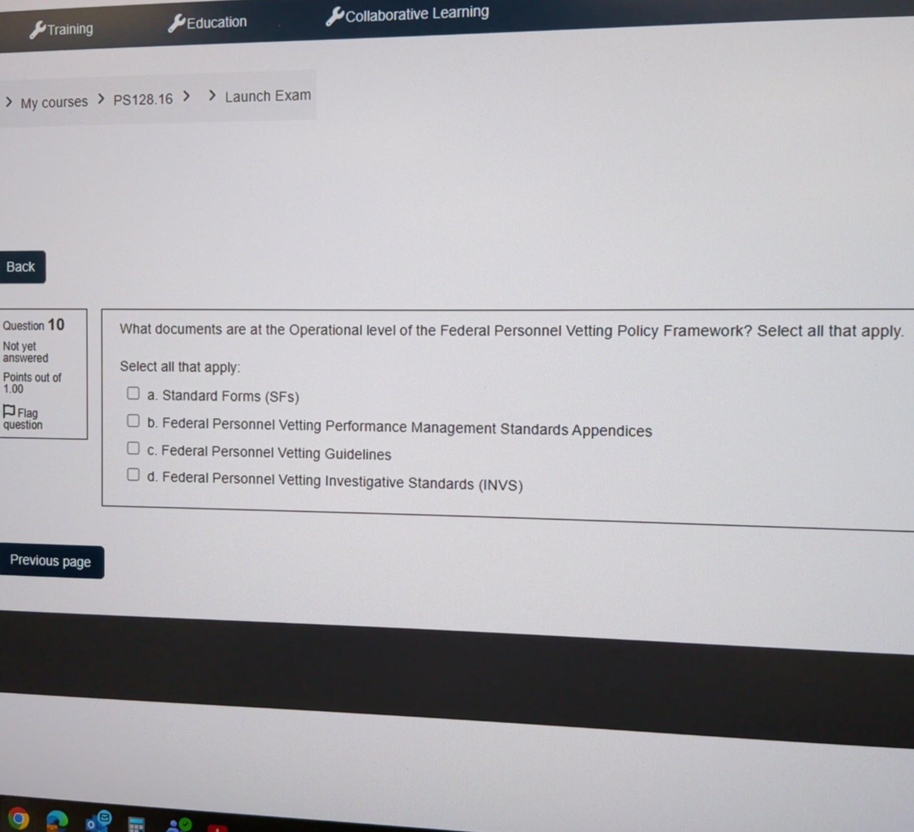 What documents are at the Operational level