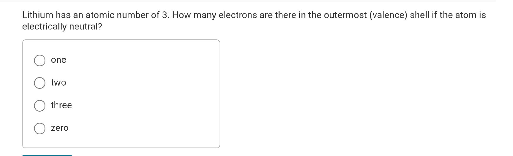 Lithium Has An Atomic Number Of 3 How Many