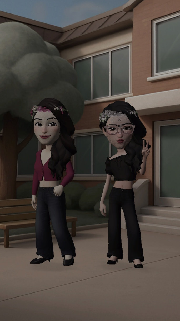 This image depicts two cartoon characters.