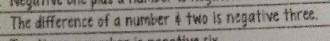 [Text above line 2]: Negative one plus a | StudyX