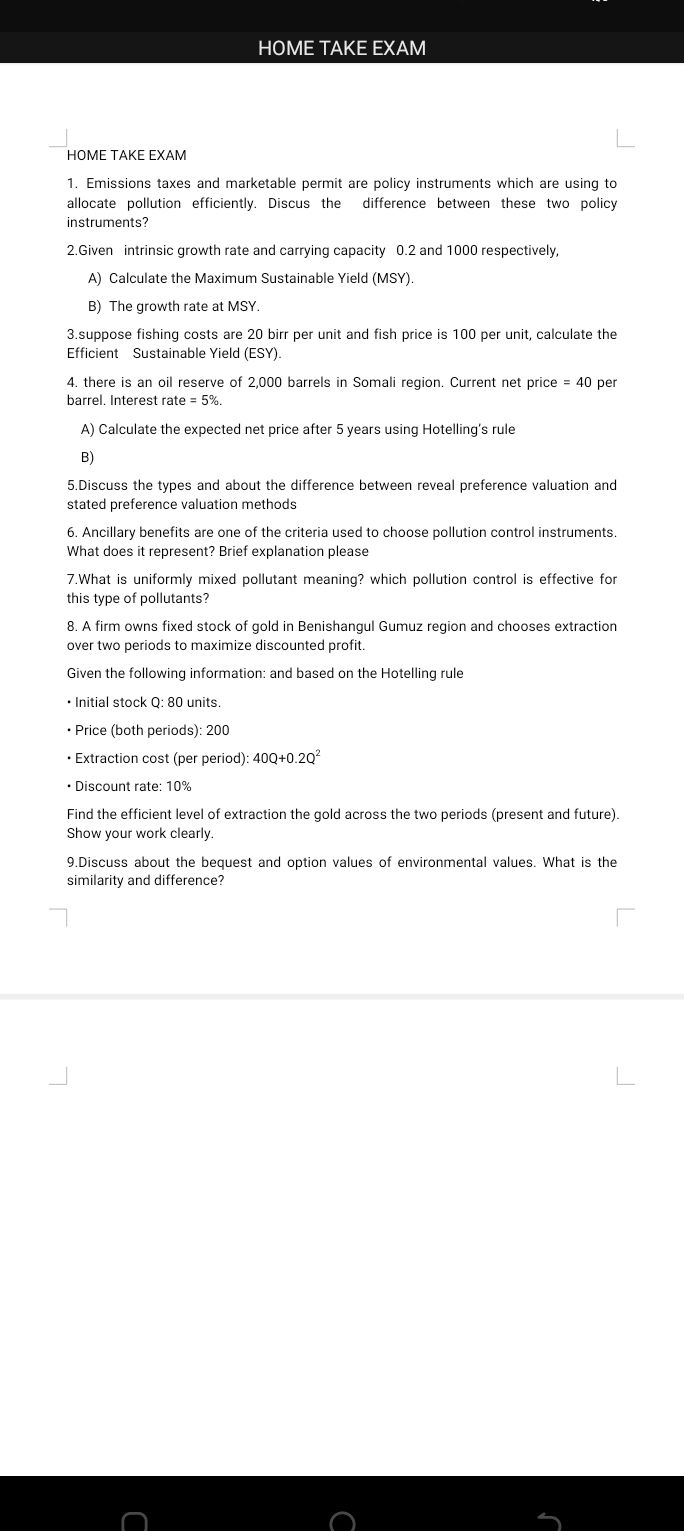Given intrinsic growth rate and carrying | StudyX
