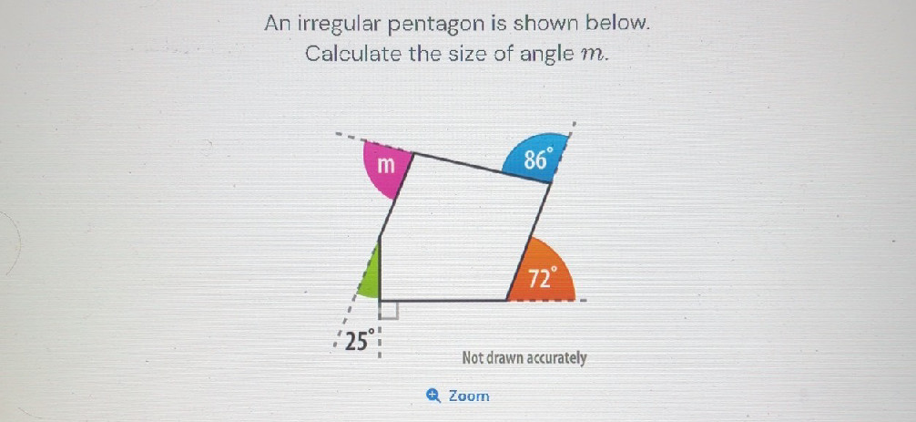 An irregular pentagon is shown below. | StudyX