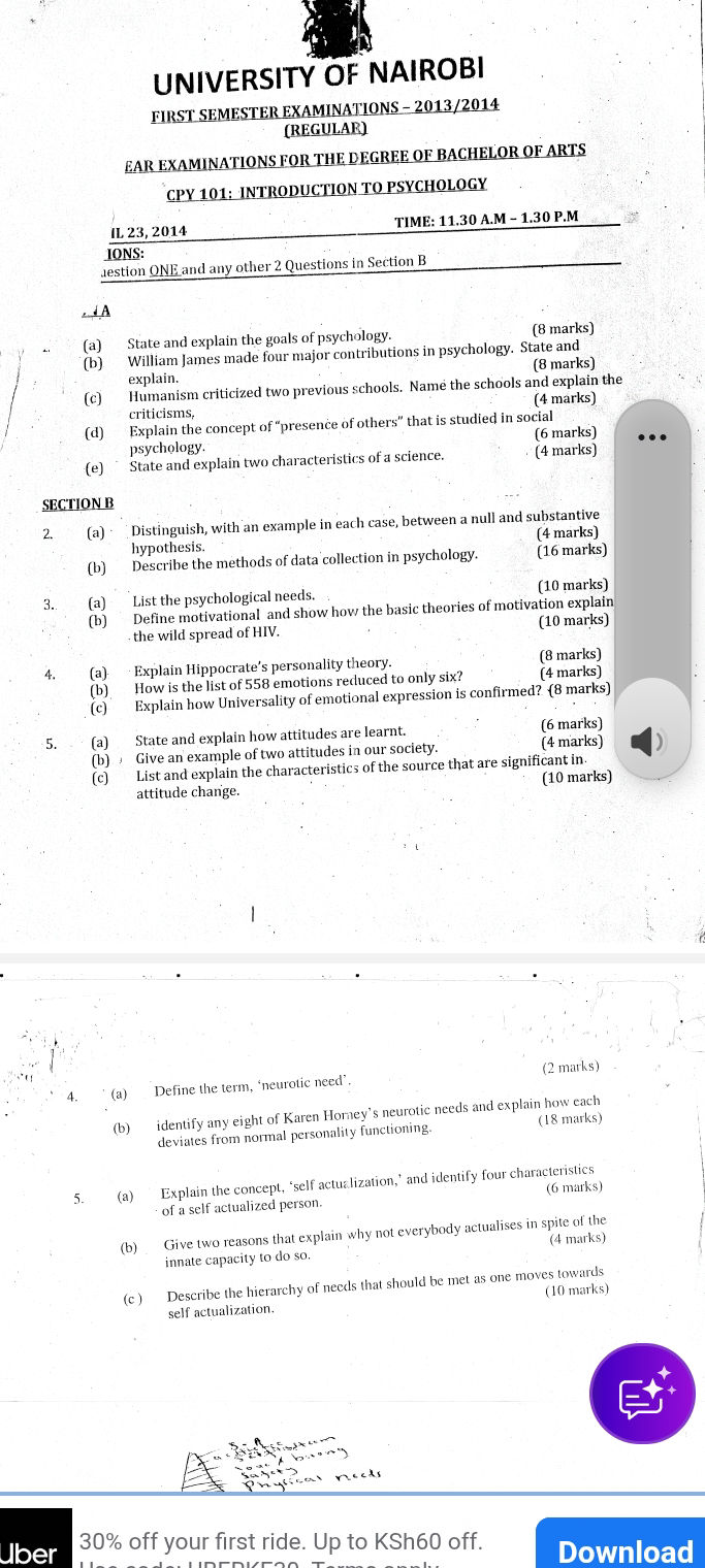 5. (a) State and explain how attitudes are | StudyX