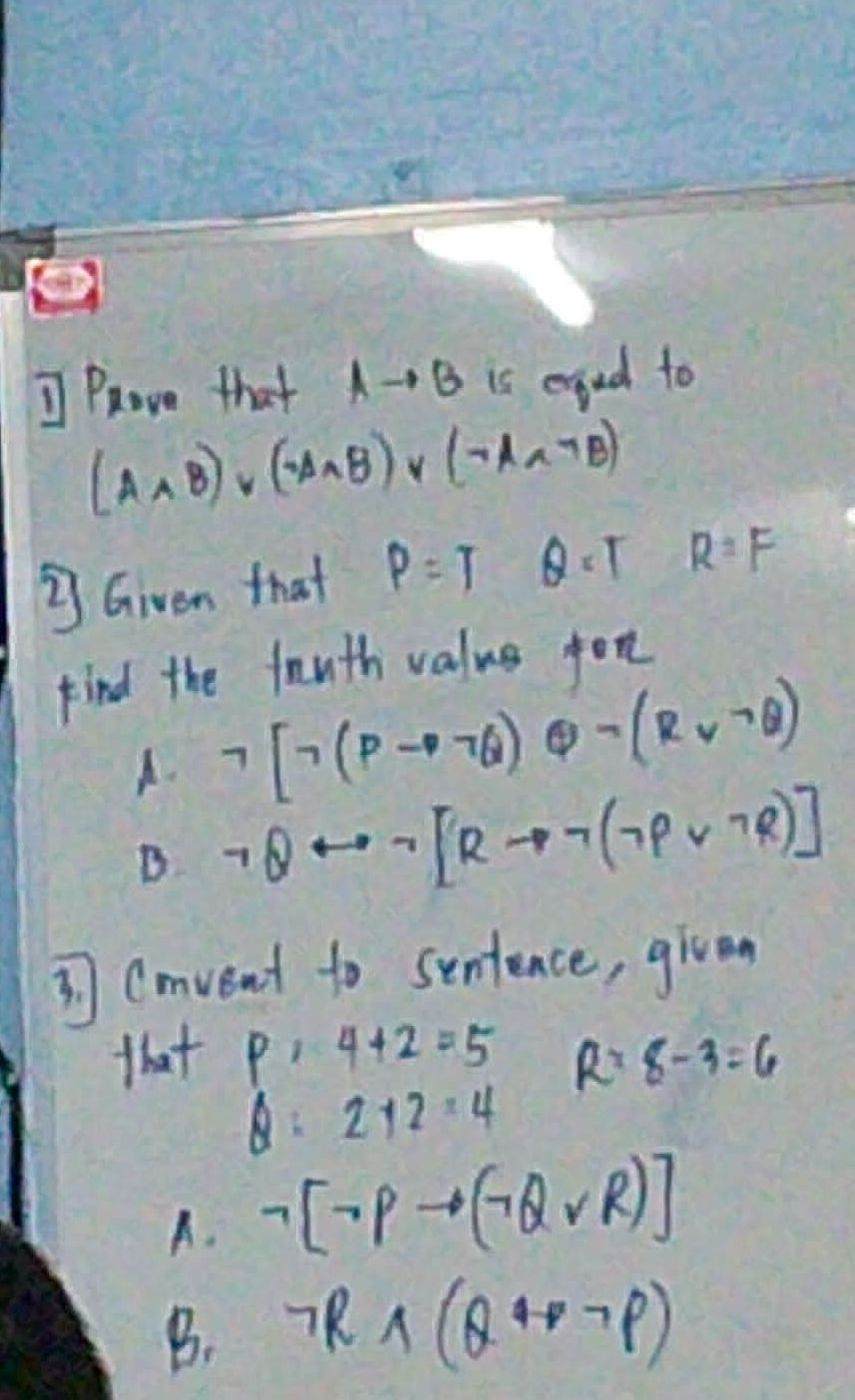 Prove that $A B$ is equal to $(A B) ( | StudyX