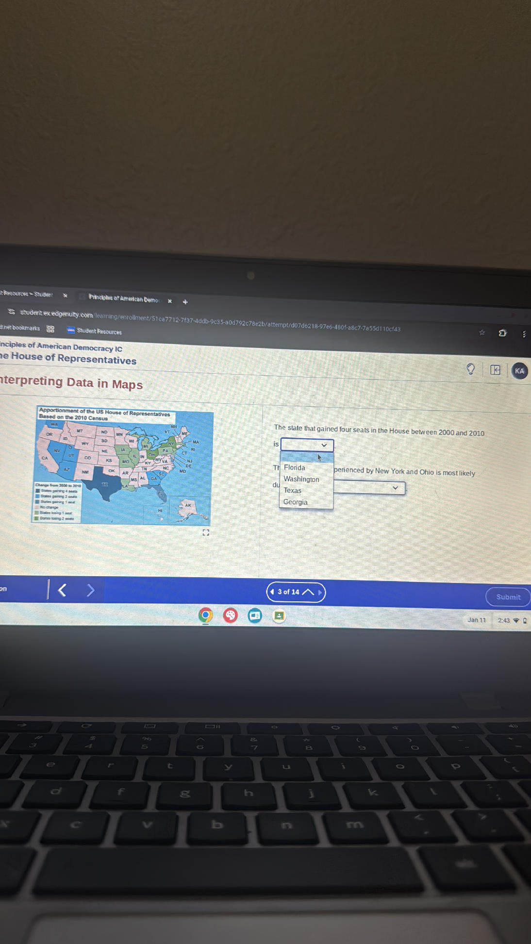 Interpreting Data in Maps **Apportionment | StudyX