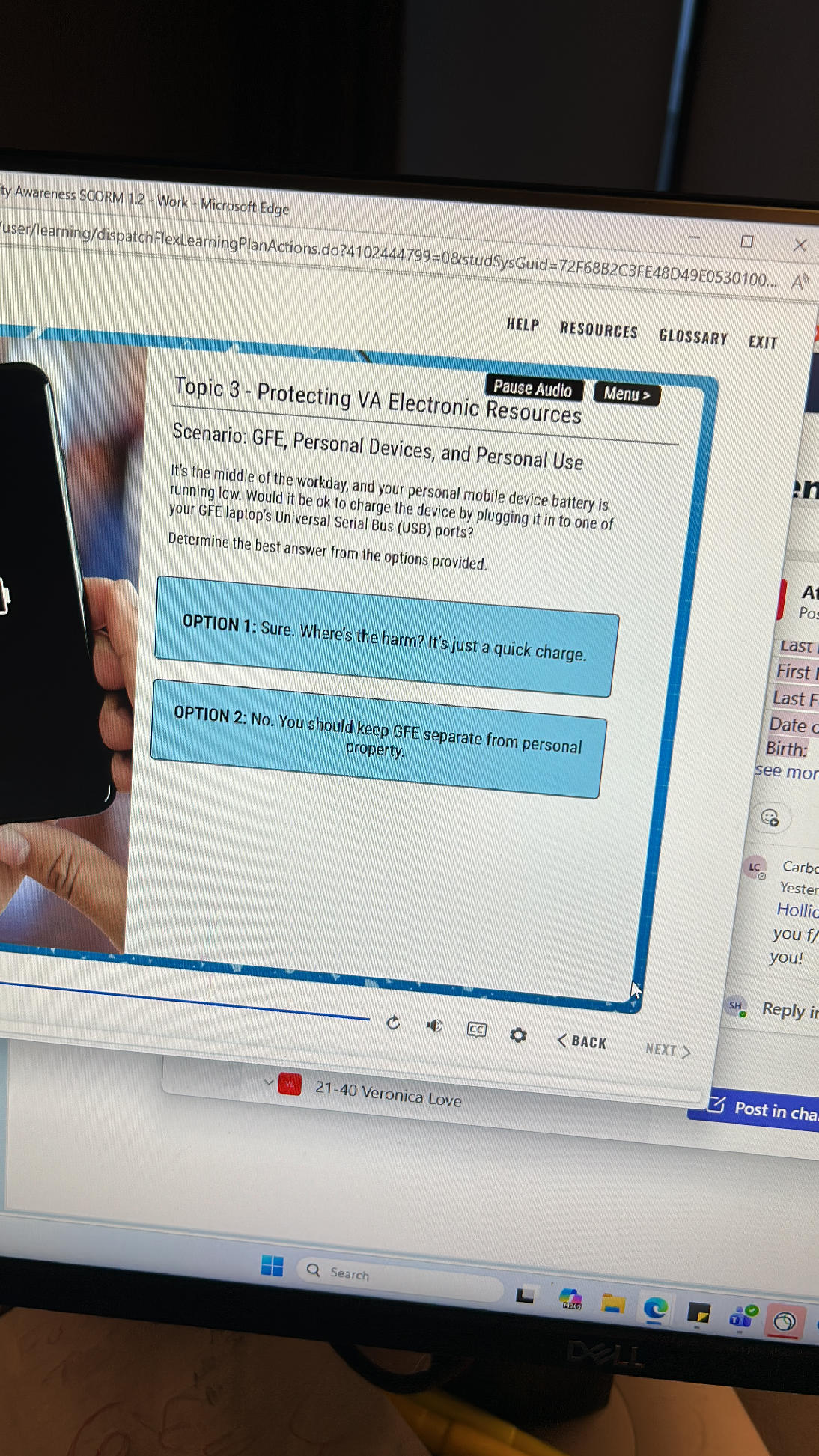 Topic 3 - Protecting VA Electronic Resources | StudyX