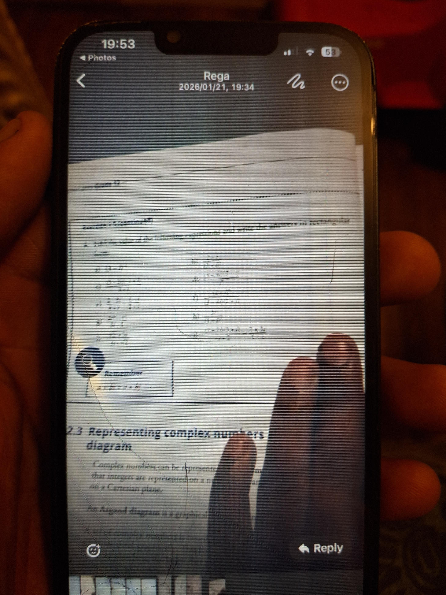 Representing complex numbers diagram Complex | StudyX