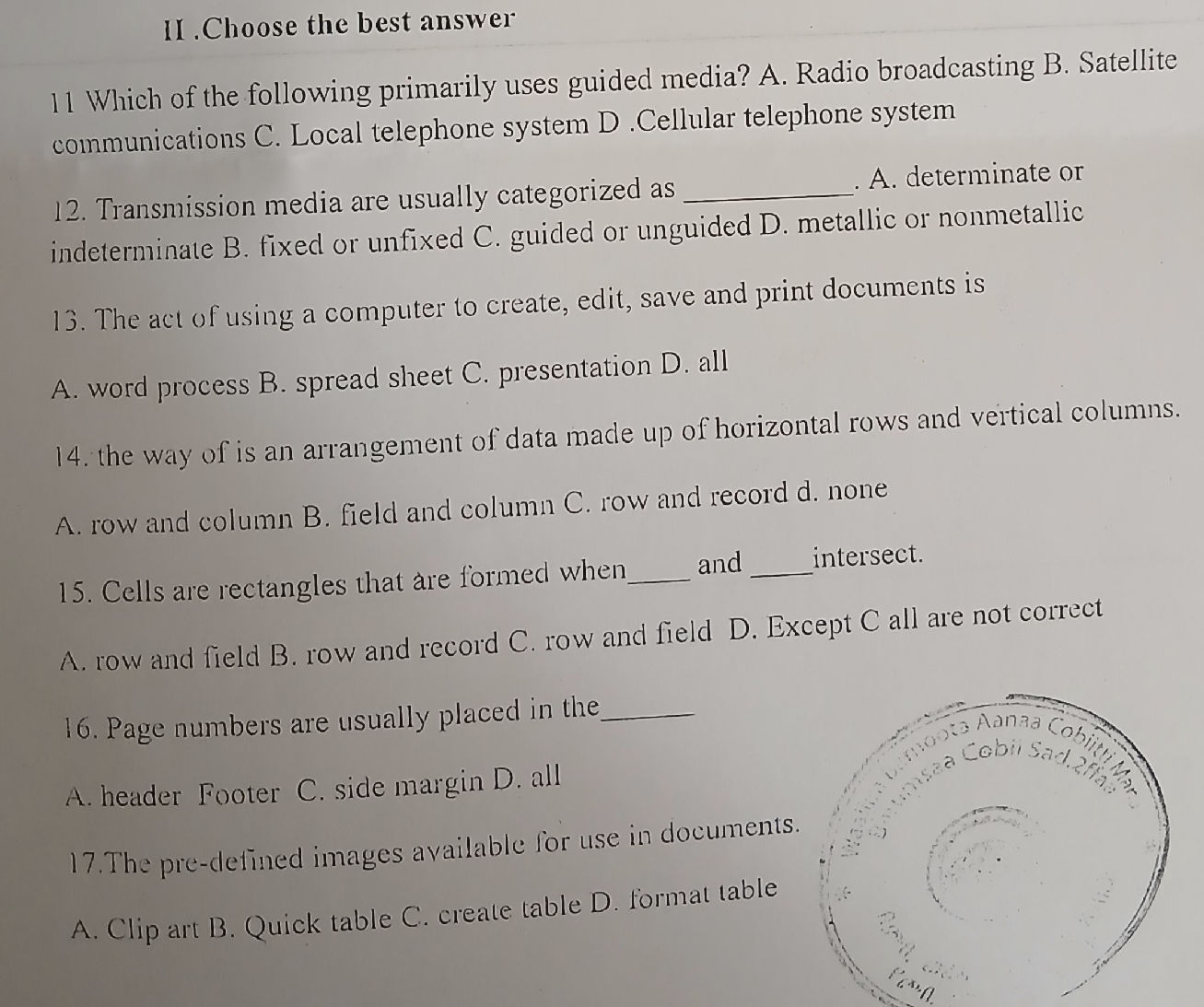 15. Cells are rectangles that are formed | StudyX