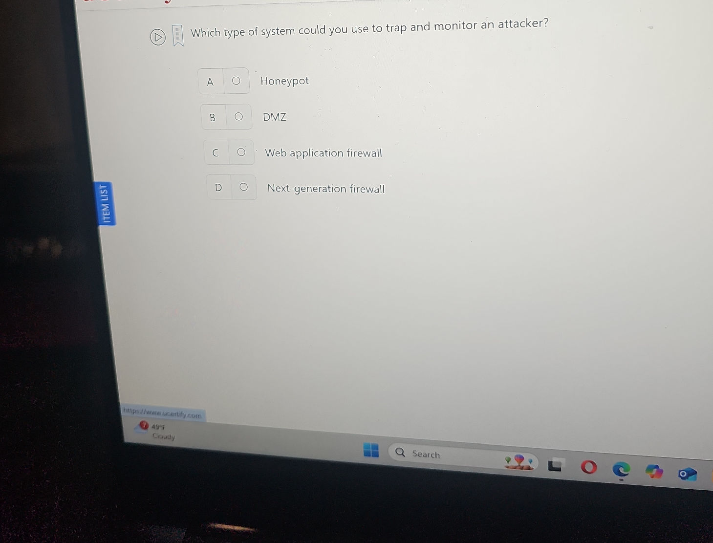 Which type of system could you use to trap | StudyX