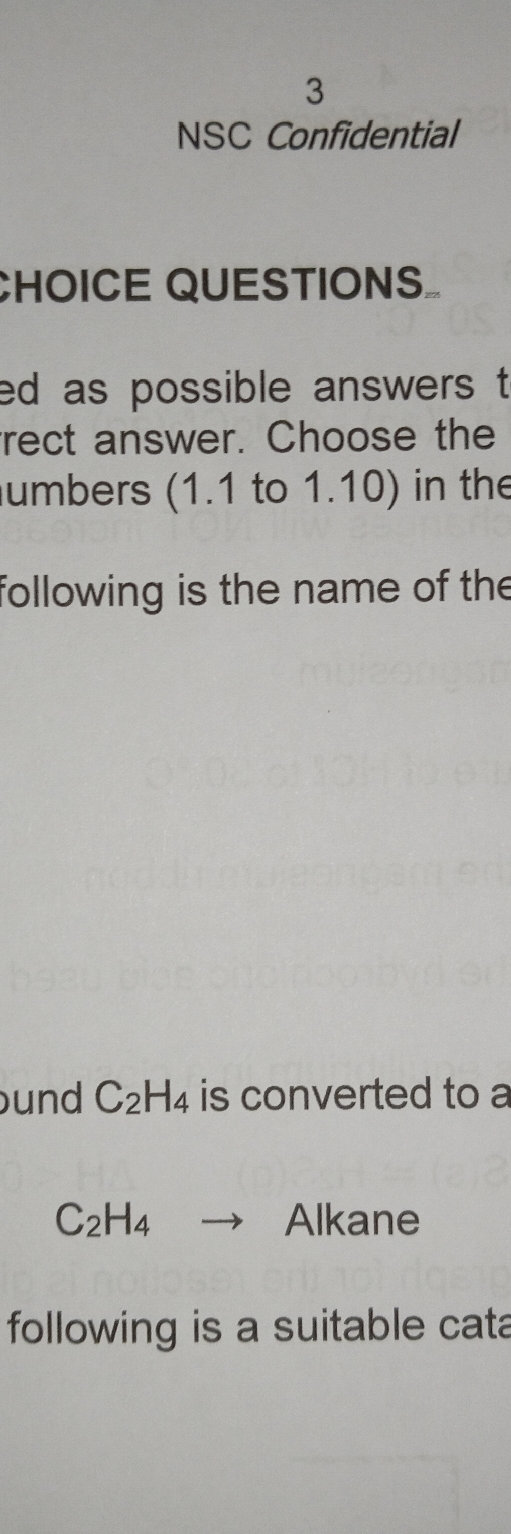 Following is the name of the compound | StudyX