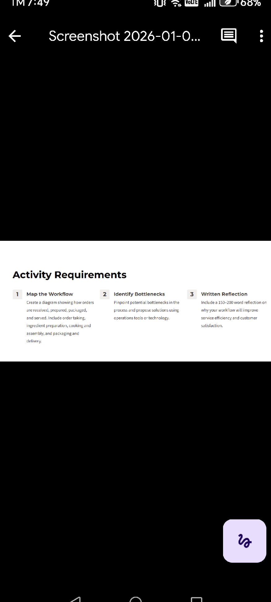 Activity Requirements 1 Map the Workflow | StudyX