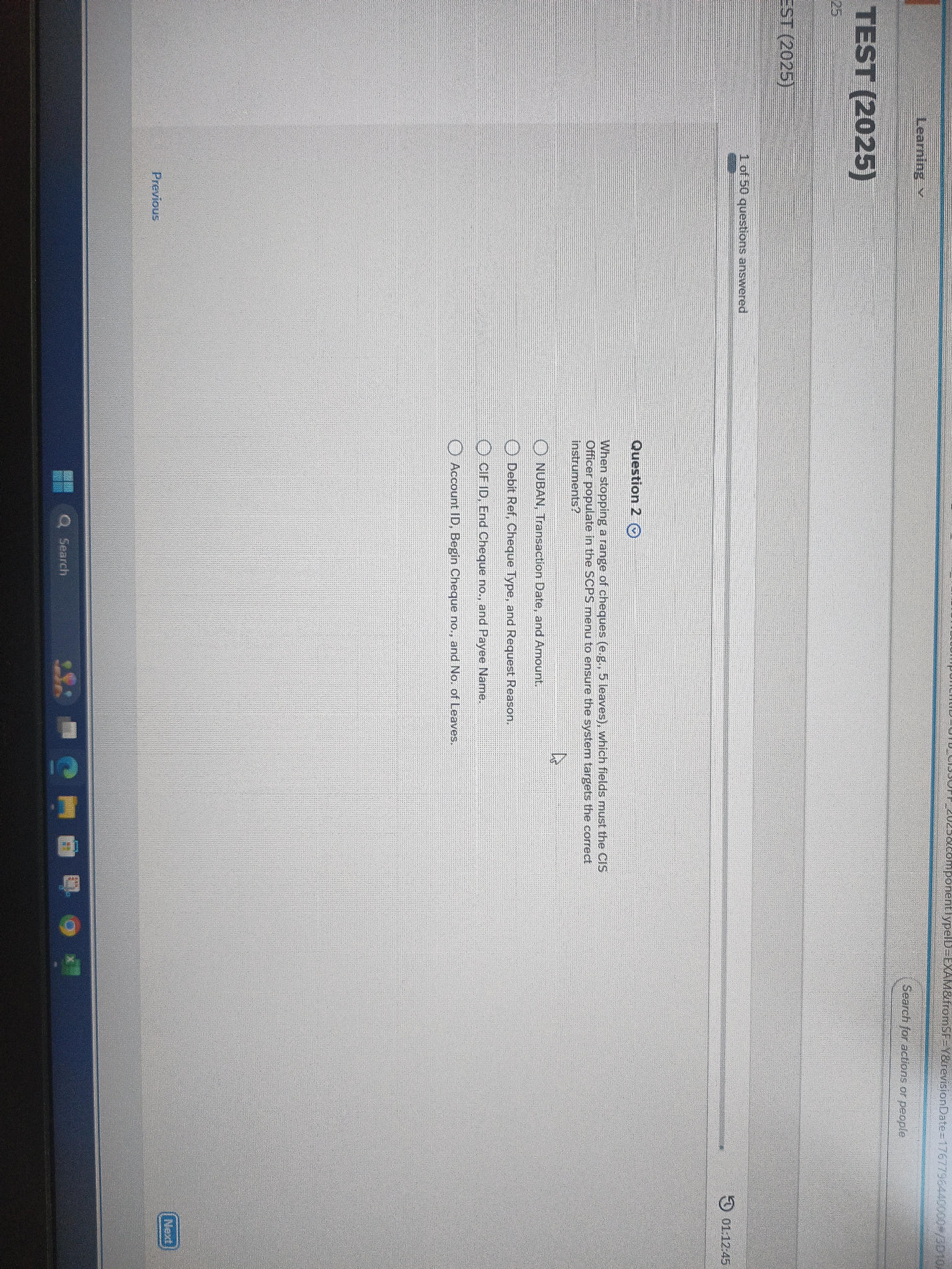 When stopping a range of cheques (e.g., 5 | StudyX