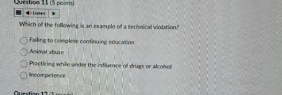 Which of the following is an example of a | StudyX