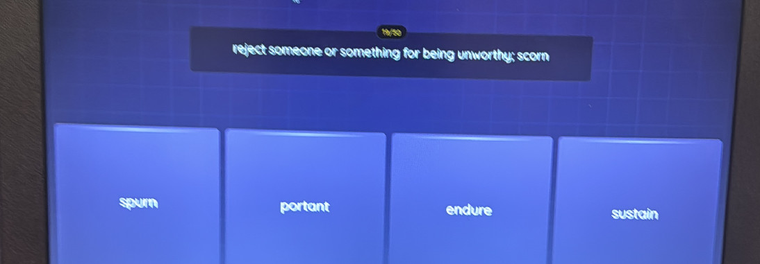 reject someone or something for being | StudyX