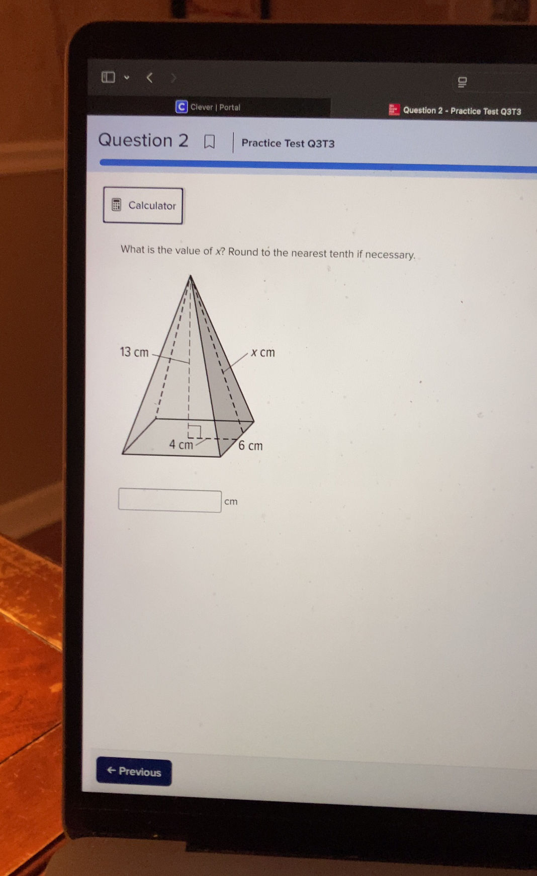 What is the value of $x$? Round to the | StudyX
