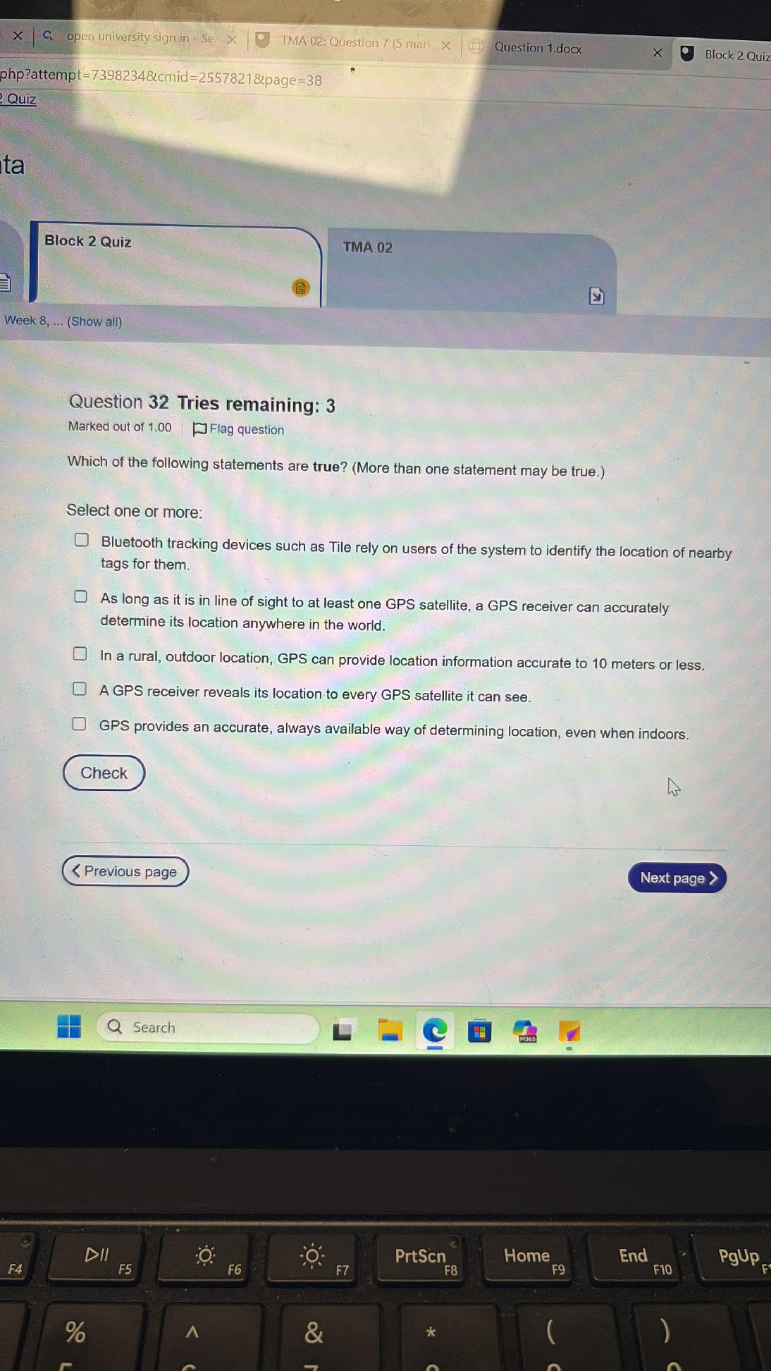 Which of the following statements are true? | StudyX