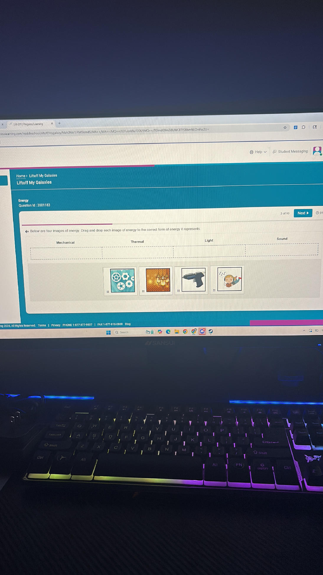 Below are four images of energy. Drag and | StudyX