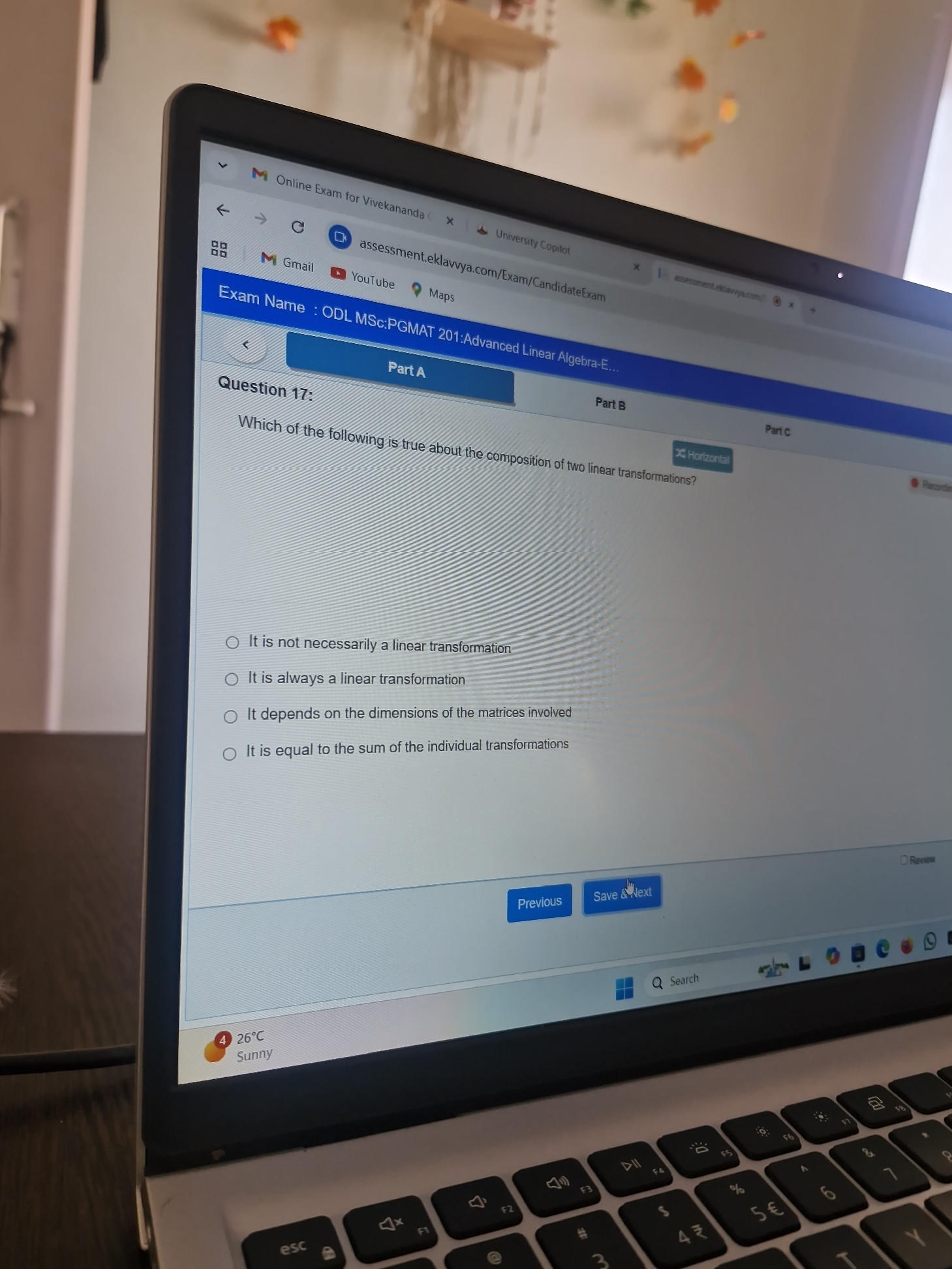 Question 17: Which of the following is true | StudyX