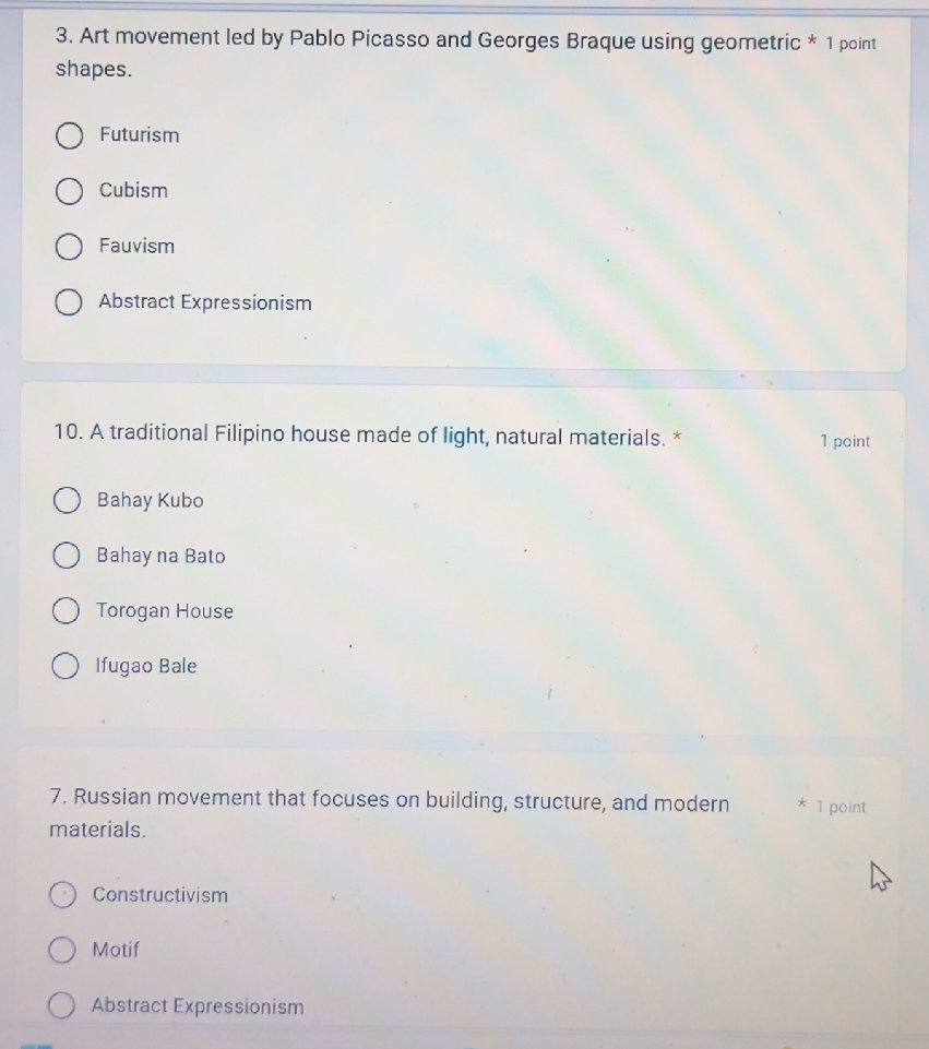 A traditional Filipino house made of light, | StudyX